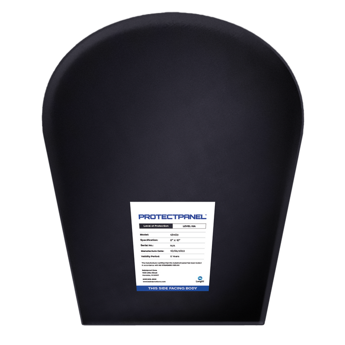 ProtectPanel® Level IIIA Round Top Bulletproof Insert for Backpack